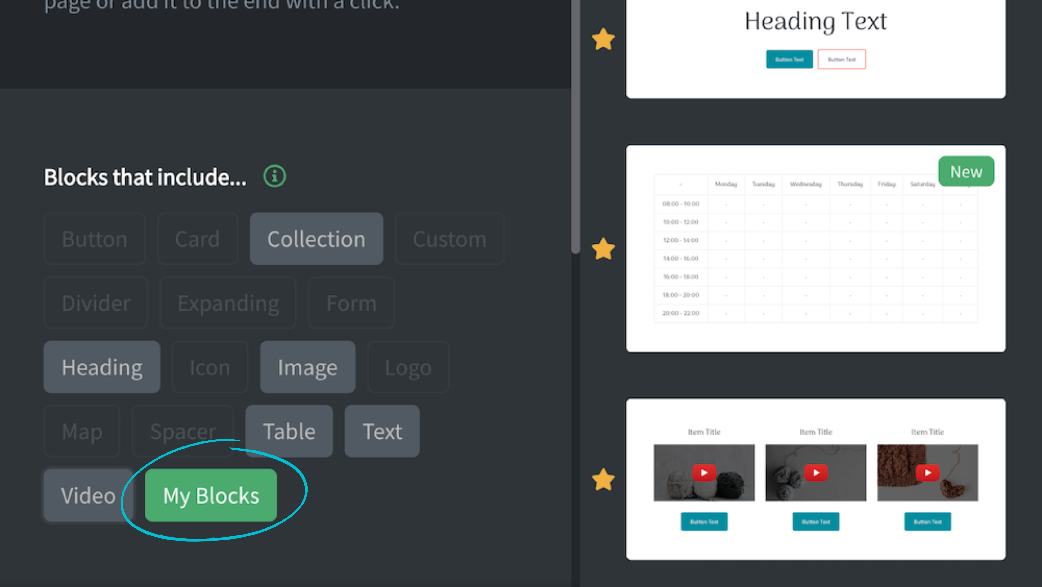 How To Favourite Blocks Create Net